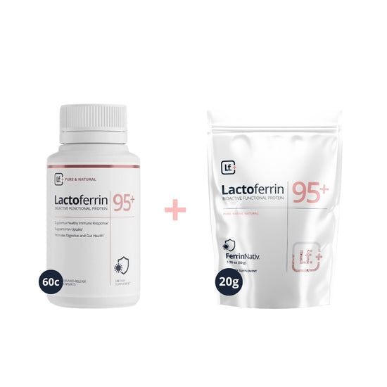 Lactoferrin Experience Kit | Capsules + Powder Bundle – Lactoferrin Co.