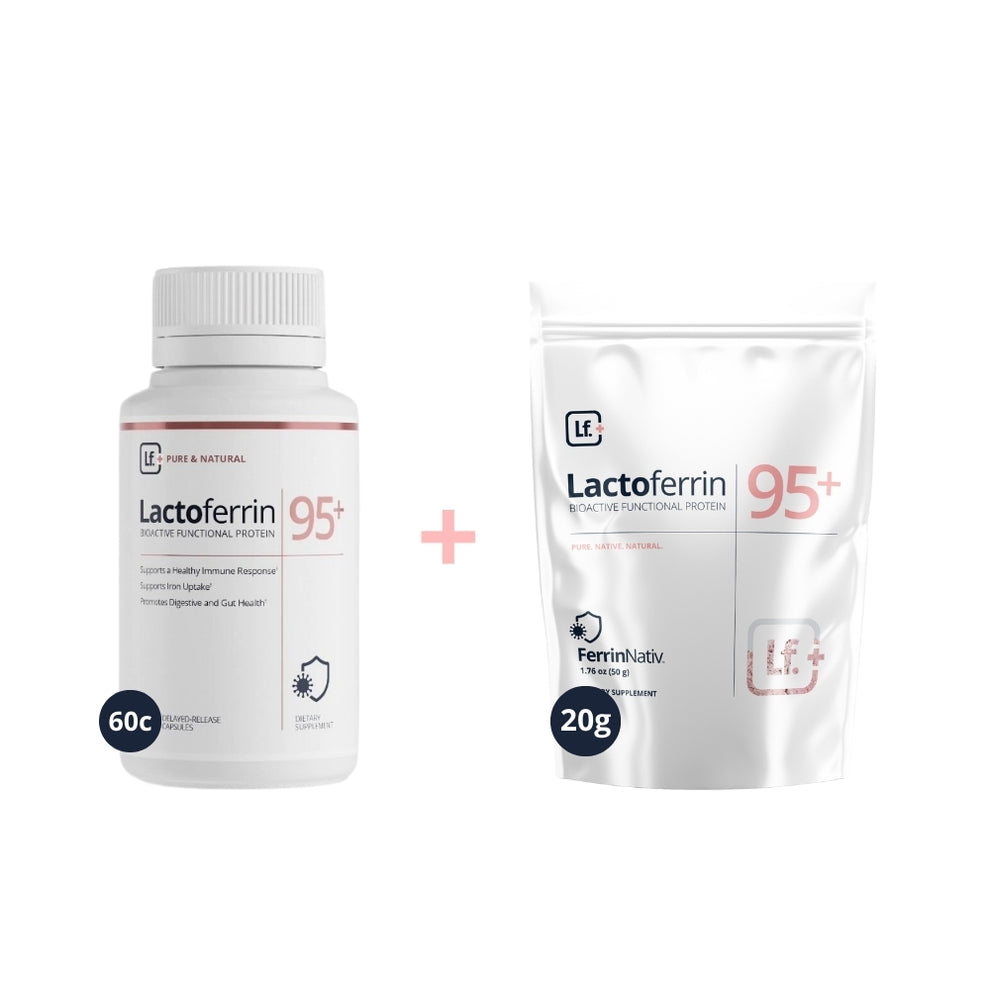 Lactoferrin Experience Kit | Capsules + Powder Bundle – Lactoferrin Co.