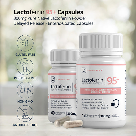 Lactoferrin Powder Capsule 300mg – Lactoferrin Co.